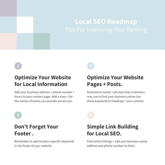Local SEO Roadmap - Tips to Improve your Ranking | Grace Built Co